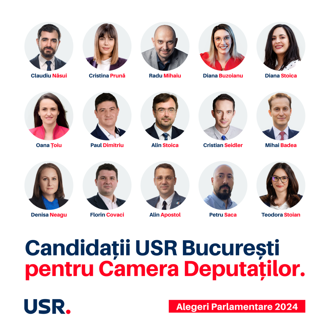 USR BUCUREȘTI ȘI-A DESEMNAT CANDIDAȚII PENTRU ALEGERILE PARLAMENTARE DIN 1 DECEMBRIE - USR Bucuresti